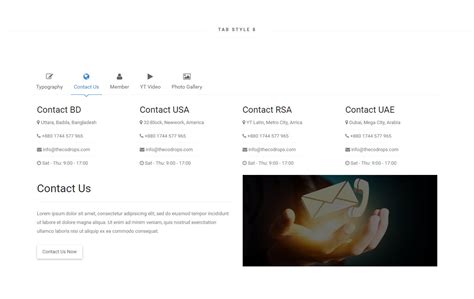 Active A Responsive Bootstrap Pure Css3 Tabs By Thecodude Codecanyon