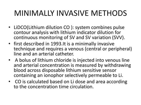 Cardiac Output Monitoring Pptx Heart And Cardiovascular Diseases Diseases And Conditions