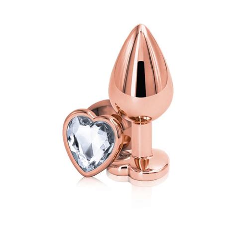 Rear Assets Rose Gold Heart Medium Clear H And H Playhouse