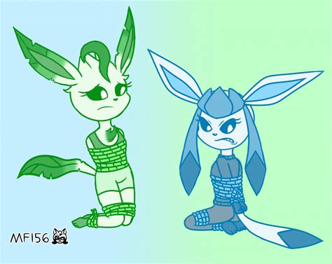 How To Draw Glaceon And Leafeon