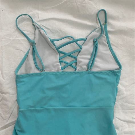 One Piece Teal Swimsuit On Carousell