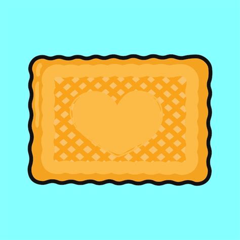 Concepto de carácter de las cookies Vector Premium