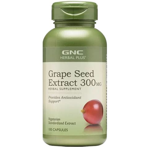 【期短清貨價】gnc 葡萄籽萃取精華 300毫克 100粒 Gogo Herbs