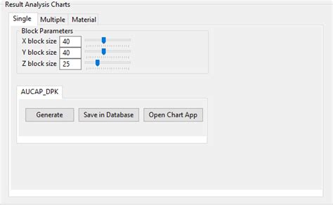 Vulcan Block Grade Estimation Support Analysis Support Analysis Tab