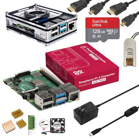 Mua MarsKit Raspberry Pi 4 Model B Starter Kit 4GB RAM High Gloss
