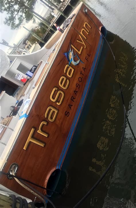 Trasealynn Sarasota Florida Boat Transom Boats Transom Artwork