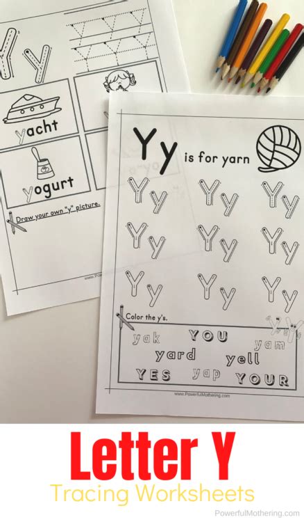 Letter Y Tracing Worksheets Artofit