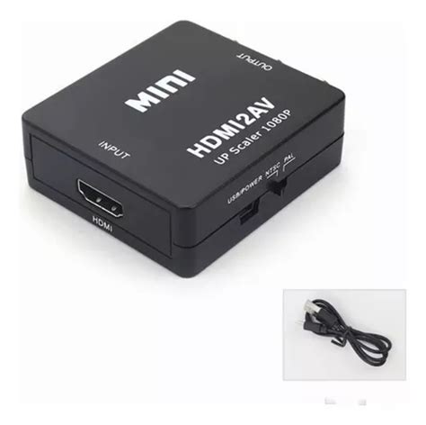 Convertidor Adaptador Rca A Hdmi Audio Y Video Full Hd 1080p Meses