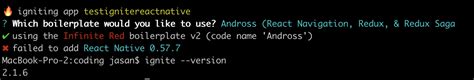 Failed To Add React Native 0577 · Issue 1358 · Infiniteredignite · Github