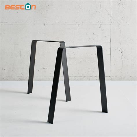 Wholesale Wrought Iron L Shape Dining Table Legs China Metal Table