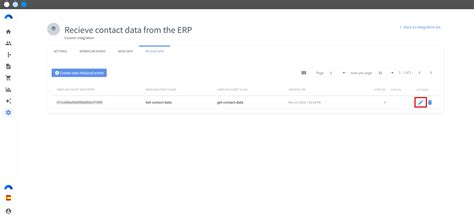 integración personalizada para recibir datos desde sistemas externos