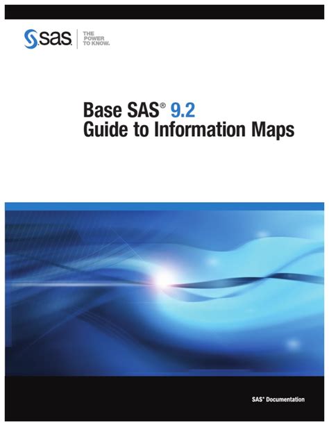 Base Sas 9 2 Guide To Information Maps Relational Database Sas Software Free 30 Day