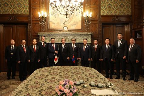Улсын Их Хурлын дарга Г Занданшатар Япон Улсын Парламентын