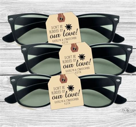 Sunglasses Favors Easy And Affordable To Diy For Weddings