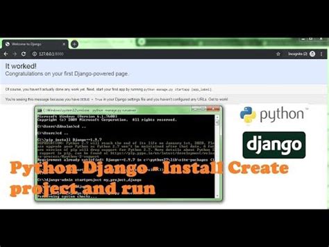 Python Django Install Create Project And Run YouTube