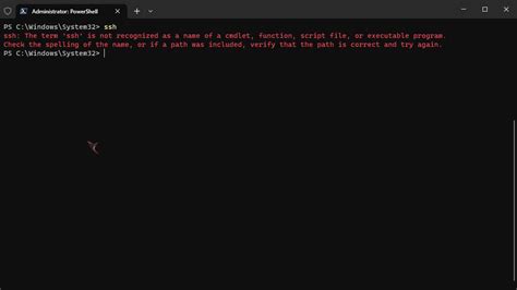 Windows Cannot Use Ssh Using Powershell 7 Stack Overflow