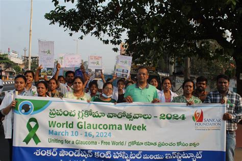 Sankar Foundation Organizes A Rally To Mark World Glaucoma Week
