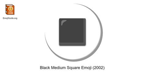 ️ Black Medium Square Emoji Meaning Pictures Codes