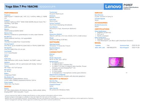 Lenovo Yoga Slim Pro Ach