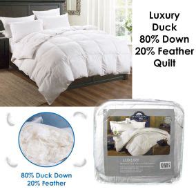 Luxury Duck 80 Down 20 Feather Quilt