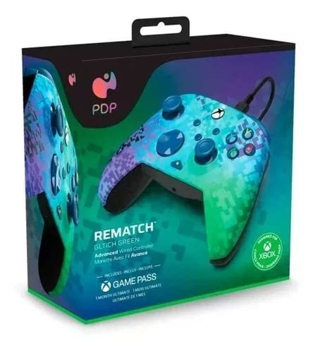 Control Alámbrico Pdp Glitch Xbox One Xbox Series X·s Color Verde
