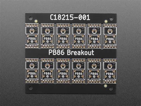 Pb86 Step Switch Breadboard Friendly Breakout Pcb Pack Of 12 Id 5631 Adafruit Industries