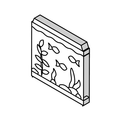 Saltwater Aquarium Fish Isometric Icon Vector Illustration 39352745