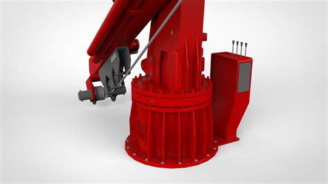 4 Ton Manipulator Crane With Articulated Boom 3d Model By Chtazi