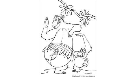 Dibujo De El Libro De La Selva Para Colorear Y Pintar 39322