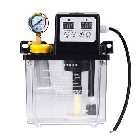 1pc 1l 1 리터 윤활유 펌프 자동 윤활유 펌프 2l 2 리터 220v Cnc 전자기 윤활 펌프 윤활유 자동 윤활유 펌프