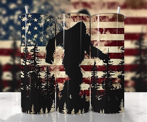 Bigfoot Tumbler Wrap Bigfoot Png Sasquatch Tumbler Sasquatch Tumbler