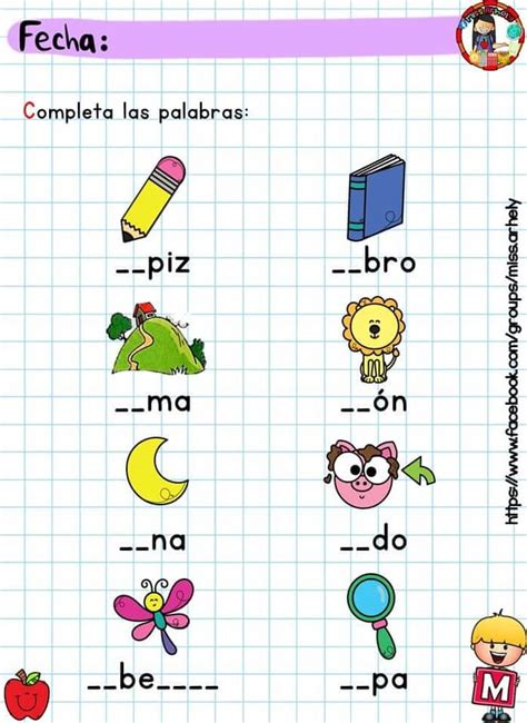 Actividades con Sílabas Directas Materiales Educativos para Maestras