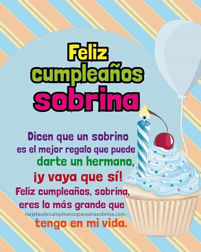 Feliz Cumplea Os Sobrina Querida