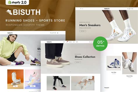 Bisuth Running Shoes Sports Shoes Shopify Theme