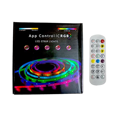 WiFi Enabled Smart LED Strip Light RGB RGBIC M M With Remote Arcnics Smart Devices