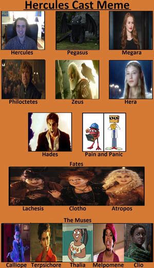 Hercules Cast Meme By Blaze On Fire On Deviantart