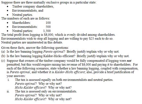 suppose there are three mutually exclusive groups in