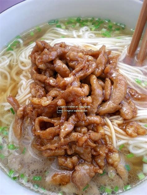 【肉丝汤面的做法步骤图，肉丝汤面怎么做好吃】呤儿下厨房