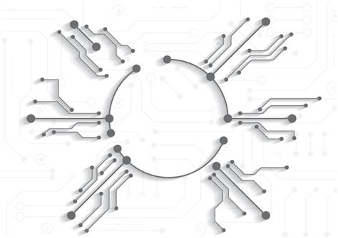 기술 배경 무료 벡터