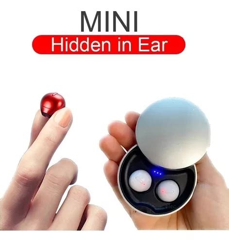 Mini Fone De Ouvido Bluetooth Sem Fio Bluetooth Invisível Parcelamento sem juros