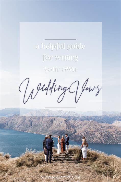 How To Write Your Wedding Vows Australia New Zealand Elopement Photographer
