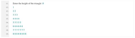 Python Program To Print A Right Angled Triangle Codevscolor