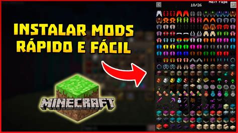Minecraft Como Instalar Mods E Texturas FÁcil De Todas VersÕes Youtube