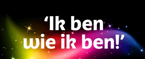 ‘ik Ben Wie Ik Ben Roze50 Nederland