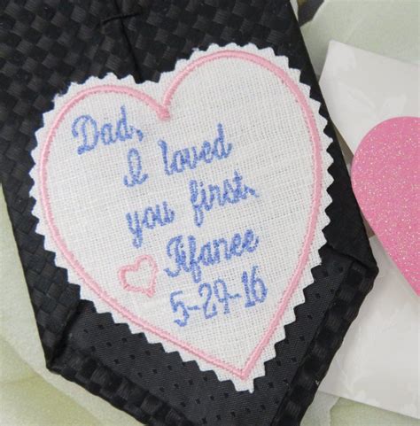 This Custom Embroidered Wedding Tie Patch Is A Wonderful Gift This