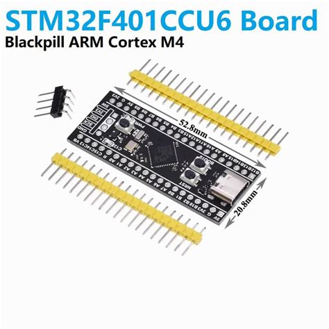 Stm F Rct Tqfp Stm Black Pill Development Board Uge