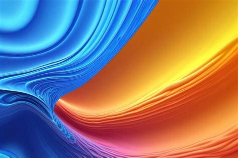 Premium Ai Image 3d Abstract Illustration Of Flowing Fluid Design Pattern