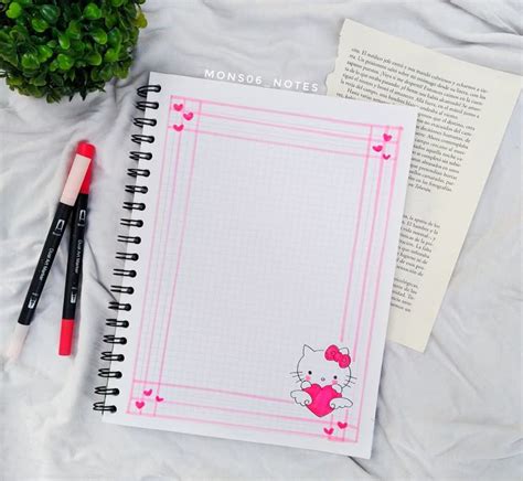 Margen De San Valentín ️ Marcos Del Cuaderno De Notas Margenes