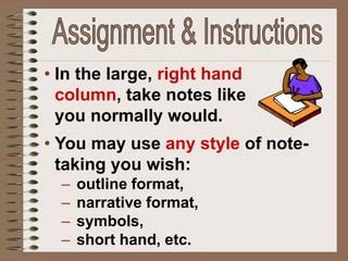 Cornell Notes PPT
