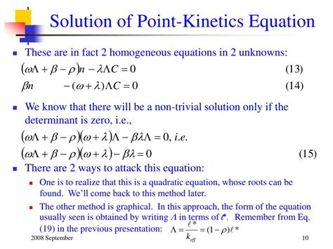 Ppt Kinetics With Delayed Neutrons Powerpoint Presentation Free Download Id 244322